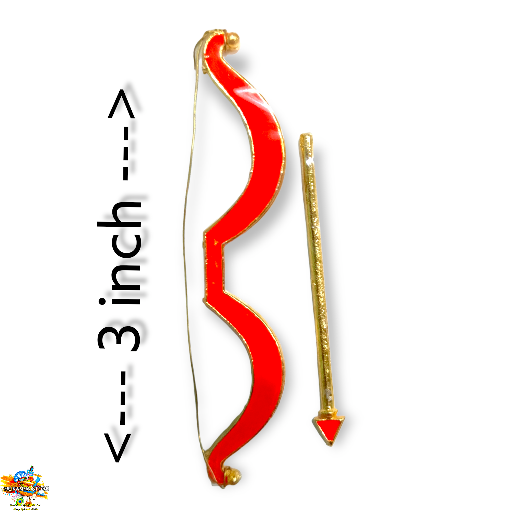 Shree Ram Dhanush Baan- Pack of 2 Metal Bow Arrow Set